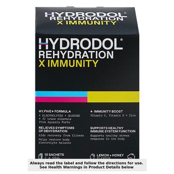 Hydrodol Rehydration X Immunity Sachets 10 x 7g | Woolworths