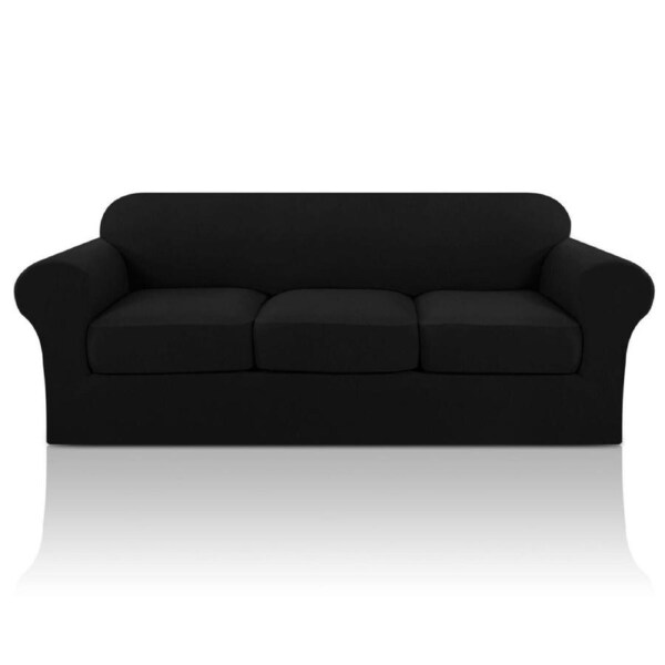 Microfiber Stretch Sofa Covers Couch Covers Slipcovers with Elastic ...