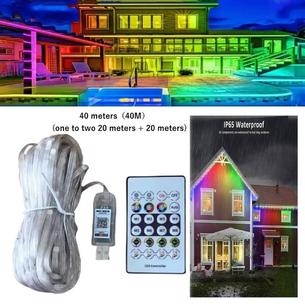 40M Smart Rainbow Led Permanent Outdoor Light - Smartlight | Woolworths