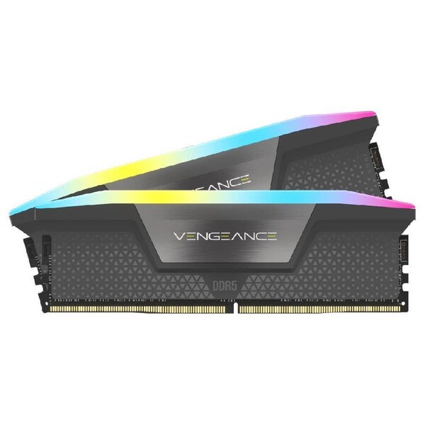 Corsair Vengeance Rgb Ddr5 32Gb (2 X 16Gb) 6000Mhz Cl36 Ram - Cool Grey ...