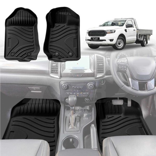 3D Floor Mats for Ford Ranger PX PX2 PX3 Single Cab 2011-2022 Heavy ...