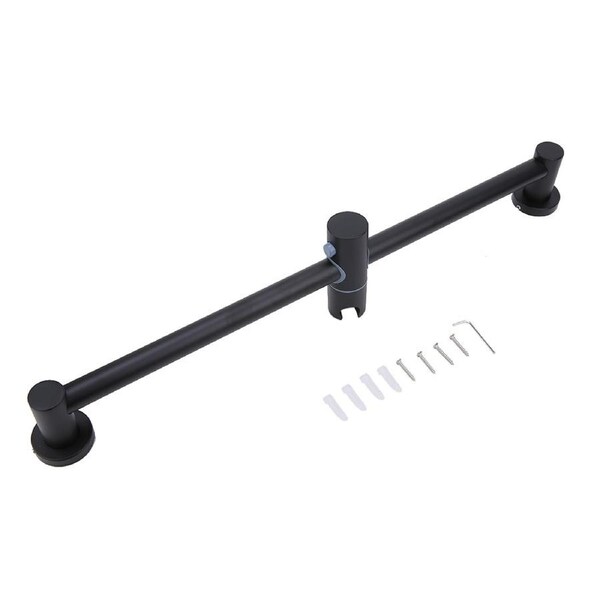 No Drilling Space Aluminum Shower Lifter Lifting Rod Shower Head Holder ...