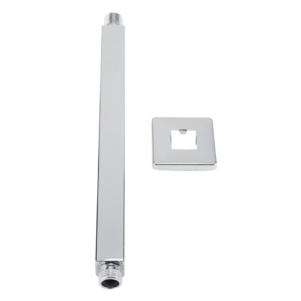 Square Stainless Steel Top Shower Arm Pipe Wall Mount for Bathroom ...