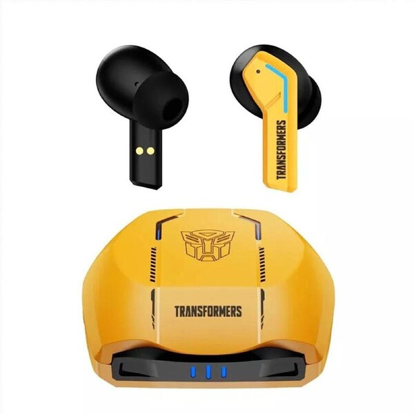 Transformers TWS Wireless Earphones Bluetooth V5.3 Rechargeable TF-T06 - Yellow | Woolworths
