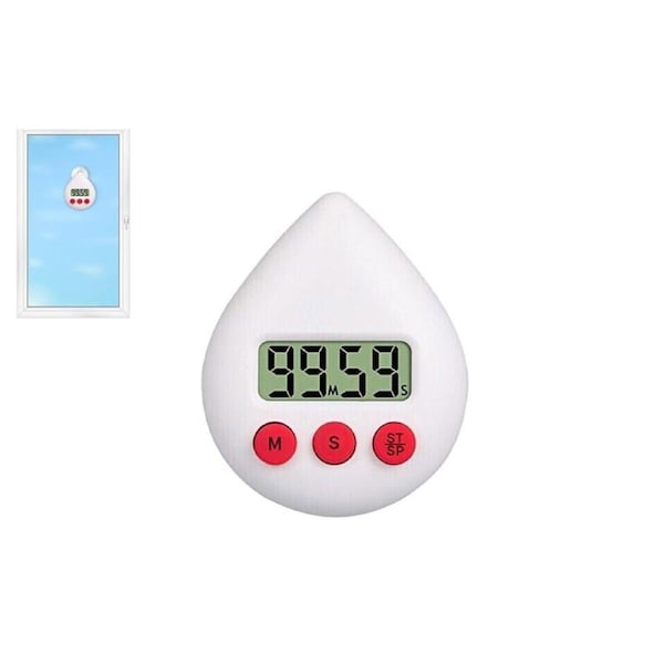 Digital Shower Timer Waterproof Energy Saver With Alarm And Suction Cup ...