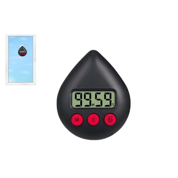 Digital Shower Timer Waterproof Energy Saver With Alarm And Suction Cup ...