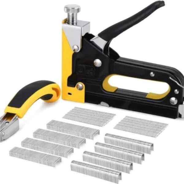 Staple Gun 3 in1 Heavy Duty Fastener Tool Tacker Tree Staples ...