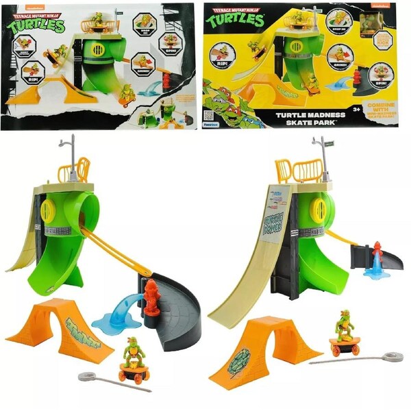 Teenage Mutant Ninja Turtles 18-Piece Turtles Mayhem Madness Skate Park ...