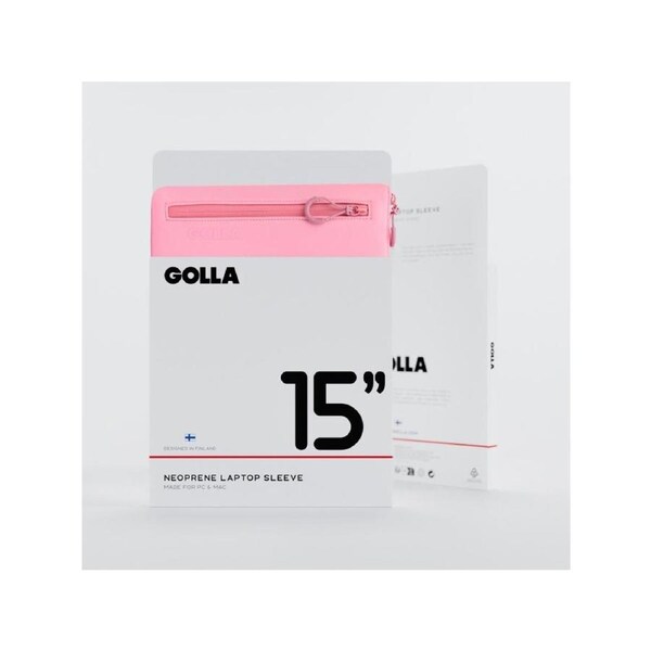 GOLLA Metro Laptop Sleeve - Neoprene 15" - Pink | Woolworths