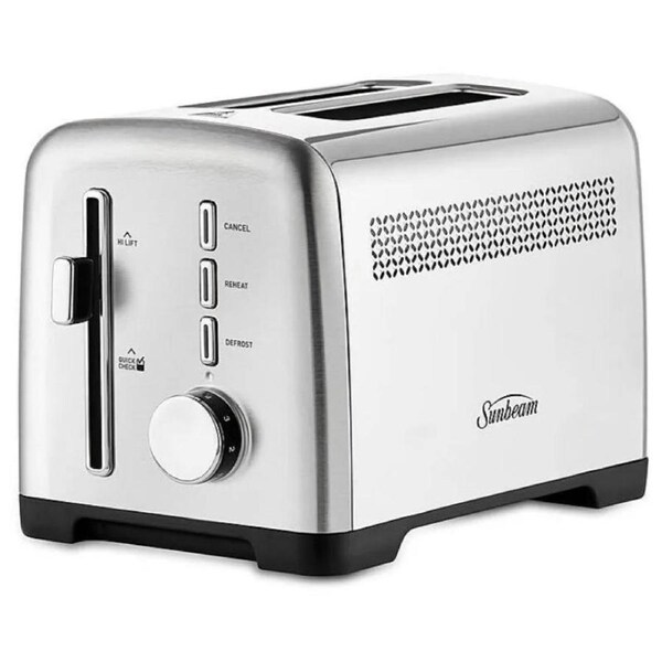 Sunbeam Toaster Fresh Start 2 Slice Stainless Steel | Woolworths