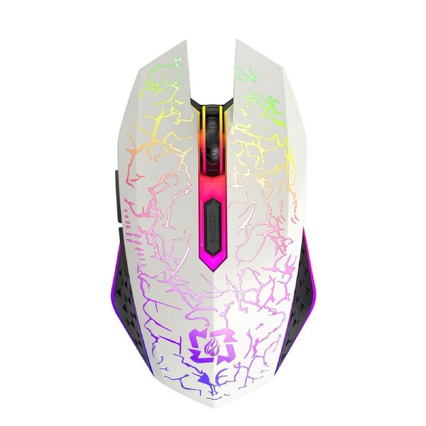 Dual Mode Wireless Gaming Mouse 2.4G + Bluetooth RGB Colourful Lighting ...