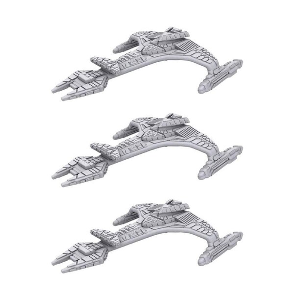 Star Trek Unpainted Ships Vor'Cha Class Figure Miniature Statue 14y ...