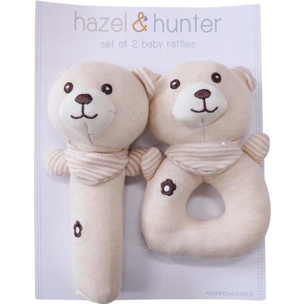 2pc LVD Rattles Bear Infant/Baby Interactive Rattle Fun Play Toy 0 ...