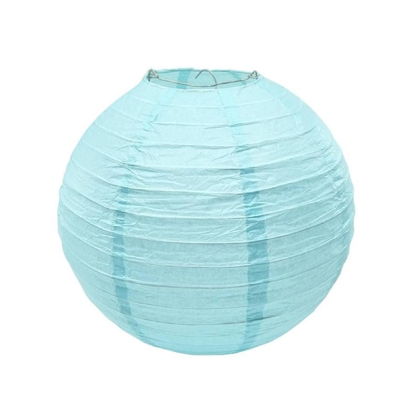 Light Blue 30cm Paper Lantern Party Decoration | Woolworths