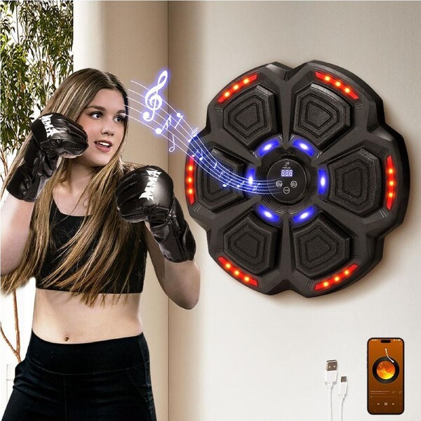 ProPulse Punching Boxing Machine Electronic Music Bluetooth Training 9 ...