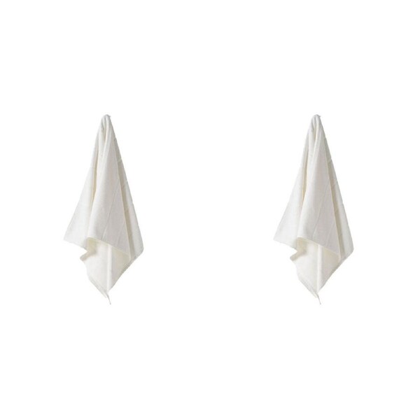 2PK Linen House Velour Stripe Cotton Quick Drying Soft Hand Towel ...