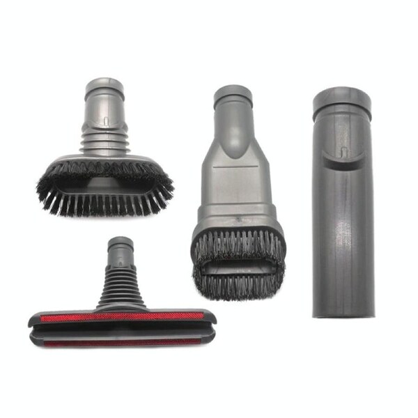 4-In-1 Round Stiff Bed & Connector Brush Kit For Dyson Vacuum | Woolworths