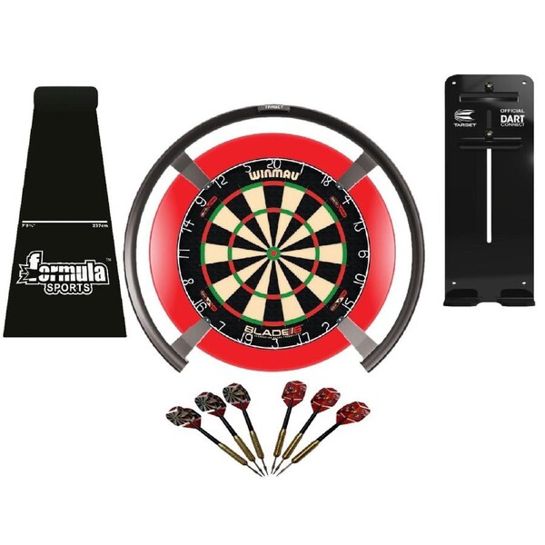 Target Darts OMNI Full Set Up Includes Winmau Blade 6 DUAL CORE, Red ...