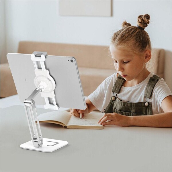 FIN Sturdy Desktop Tablet Stand Cell Phone Holder Adjustable Desktop ...