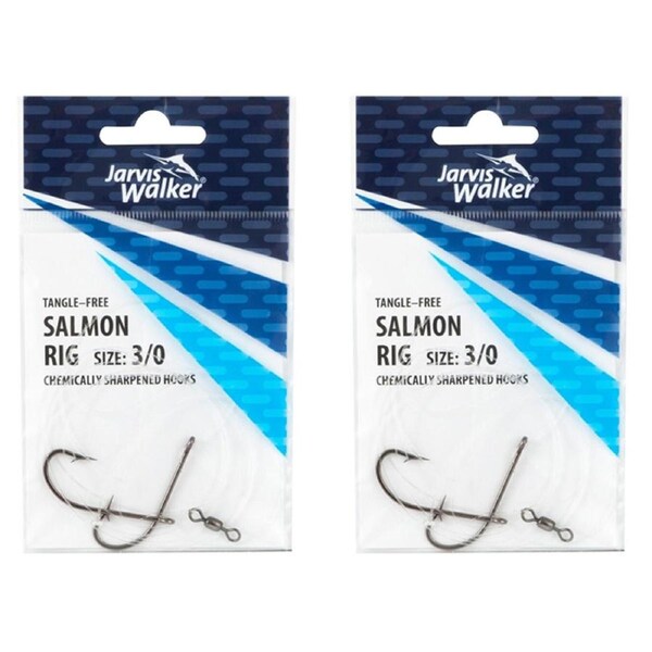 2x Jarvis Walker Tangle Free Flathead Rig Hooks Size 3/0 | Woolworths