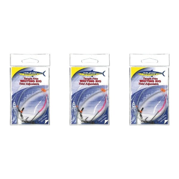 3x Wilson Tidal Adjustable Tangle Free Whiting Rig - Size 4 | Woolworths