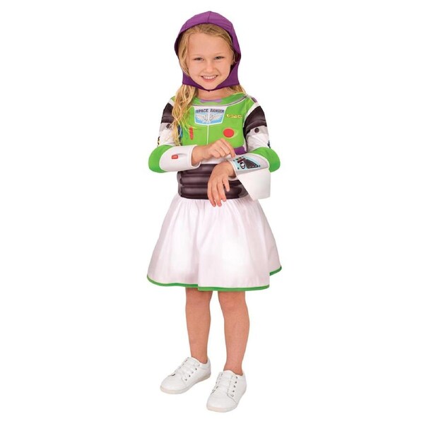 Toy Story 4 Buzz Lightyear Girl Child Costume Size 3-5 Years | Woolworths
