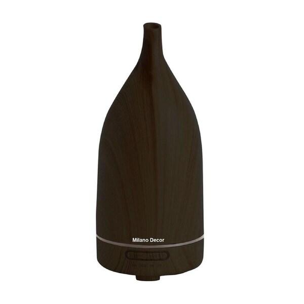 Milano Decor 100ml 24V Aroma Oil Diffuser Air Purifier 9x20.5cm Dark ...