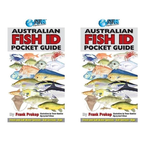 2PK AFN Australian Salt/Freshwater Fish ID Pocket Guide Book 128-Pages ...