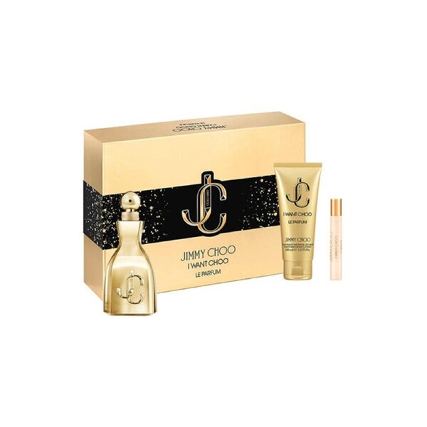 I Want Choo Le Parfum Gold (New Package) 3Pc Gift Set for Women by ...