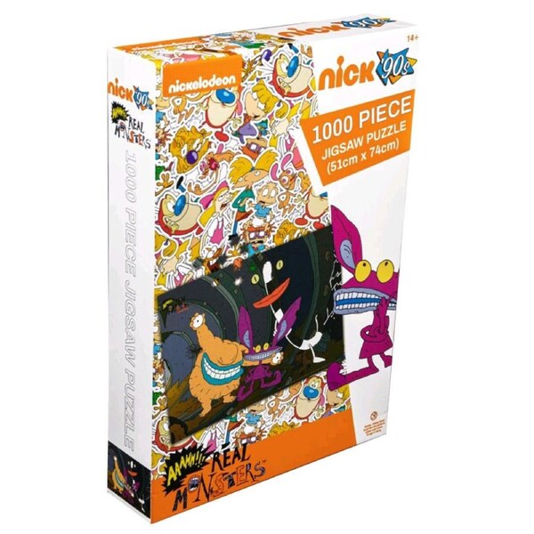 Ikon Nickelodeon 90's AAAHH!!! Real Monsters Sewer Tunnel 1000 Piece ...
