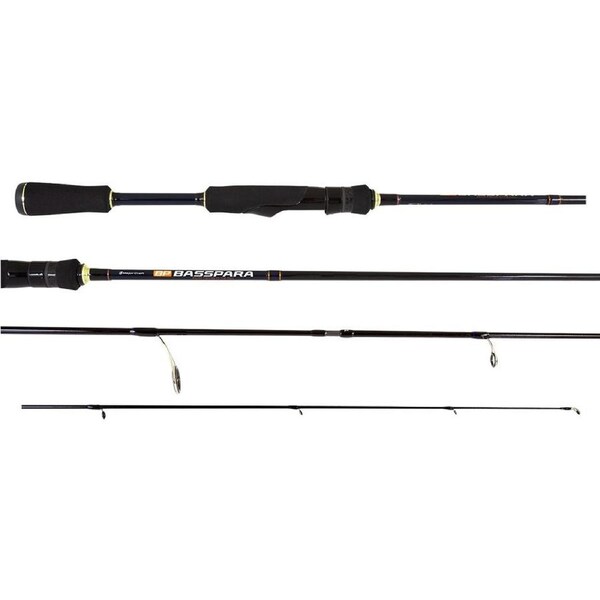 MajorCraft Carbon Fishing Rod BassPara X 632ML 2 Piece 6ft 3 Inch Spinning Fast | Woolworths