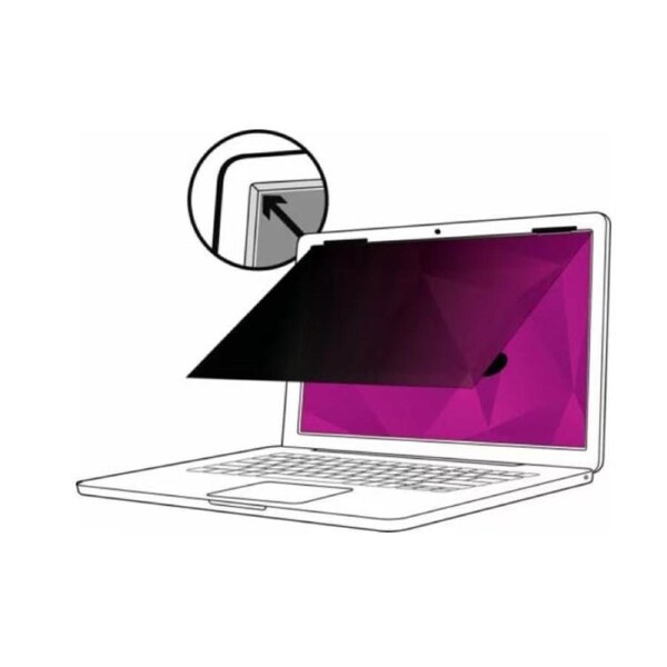 3M High Clarity Privacy Filter for 15.6" Laptop with 3M COMPLY Flip ...