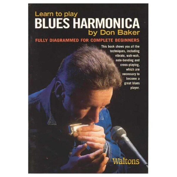 Waltons Learn to Play the Blues Harmonica Method by Don Baker in C Key | Woolworths