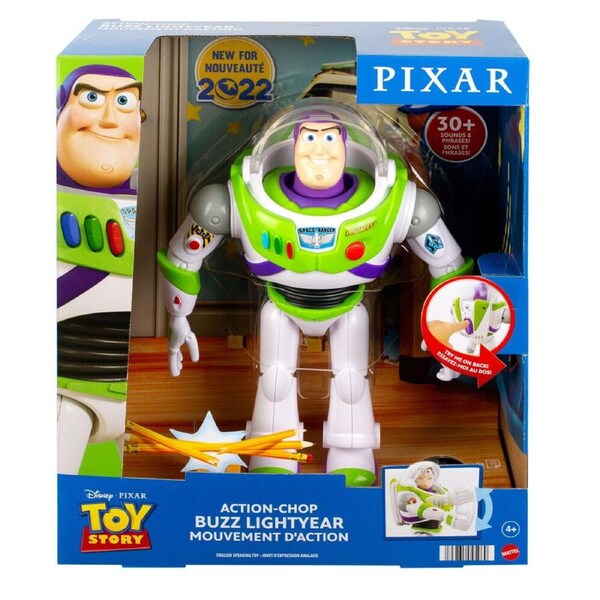 Mattel Disney Pixar Large Scale Buzz Lightyear Action Figure 28x33cm ...