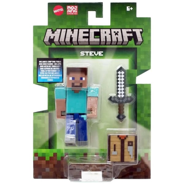 Minecraft Core Figure Steve 3.25 inch Scale Figure | Woolworths