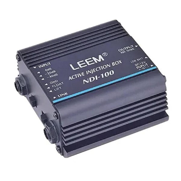 Leem DI100 Active Direct Box with Switchable Pad and Ground Lift | Woolworths