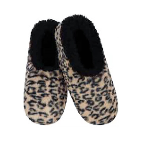 Slumbies Winter Slippers Women's Large - Wild Sole Leopard, Sunbird ...