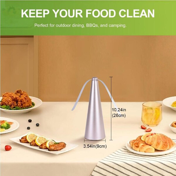 Battery Operated Shoo-Fly Chemical Free Fly Repellent Fan Gold | Woolworths