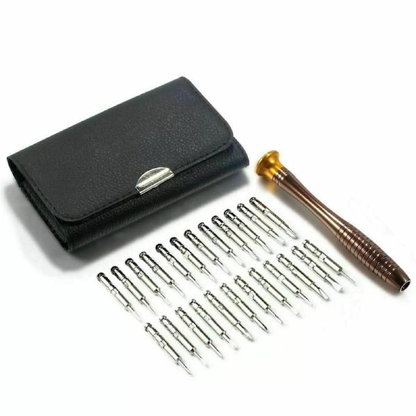 25pcs Mini Precision Screwdriver Set Tool Jewellers Glasses Phone Repair | Woolworths