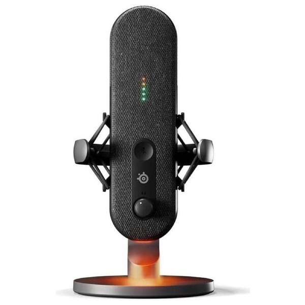 SteelSeries Alias USB Mic for Gaming Streaming and Podcasting - Black ...