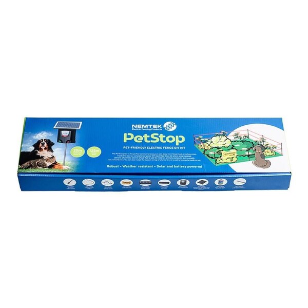 Nemtek PetStop Solar Powered Electric Fence Energiser Kit | Woolworths