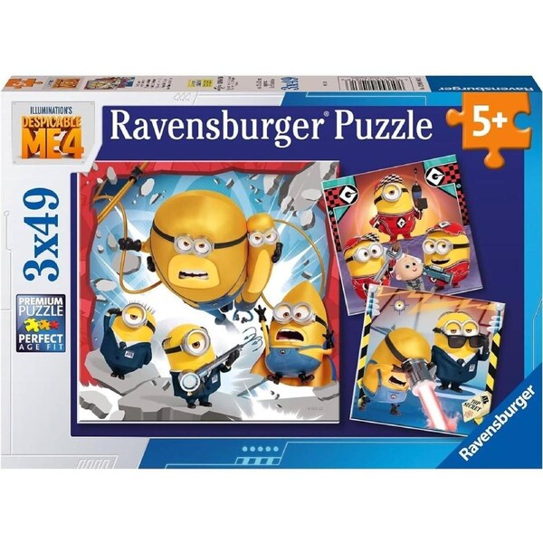 Ravensburger - Despicable Me 4 Jigsaw Puzzle 3 X 49pc | Woolworths