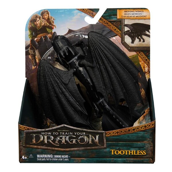 Spin Master Dragon's Movie Small Toothless Dragon Action Figure 9 In ...