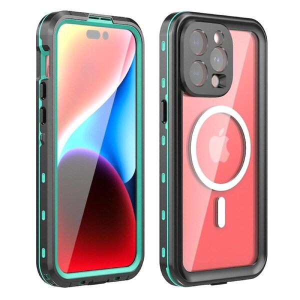SHELLBOX Dot+ Series Case for iPhone 15 Pro Max IP68 Waterproof Clear ...