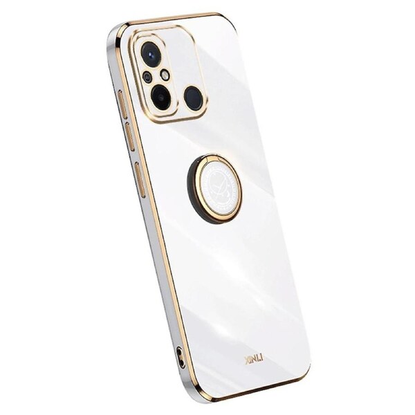 For Xiaomi Redmi 12C 4G Ring Kickstand Phone Protective Case Golden ...