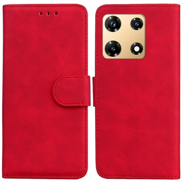 For Transsion Infinix Note 30 Pro 4G Phone Case Stand Wallet Solid ...