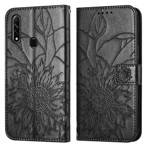 For Oppo A8 /A31 Wallet Case,3 Credit Card Slot ID Card Holder,PU ...