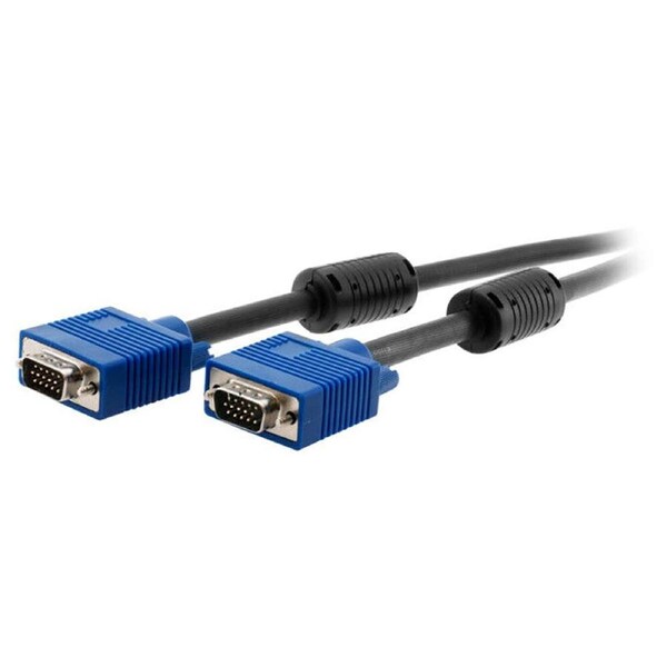 Pro2 M/M Male VGA Lead Cable Connector w/ Filter For Computer Monitor ...