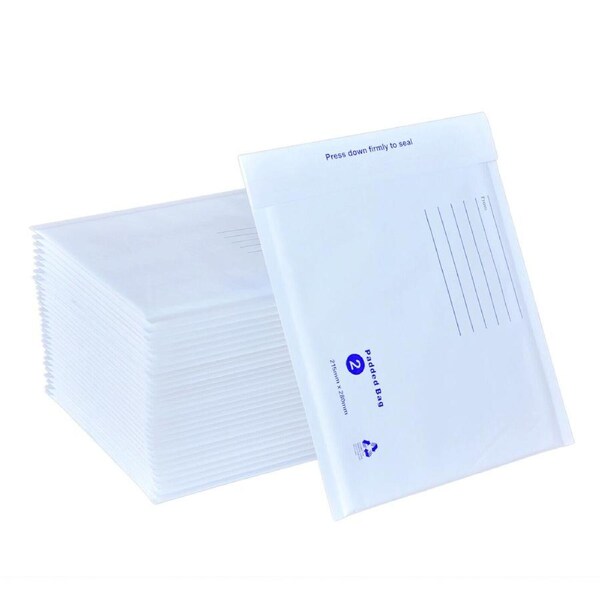 50x Bubble Padded Envelope 02 215 x 280mm Padded Bag Cushioned Mailer ...