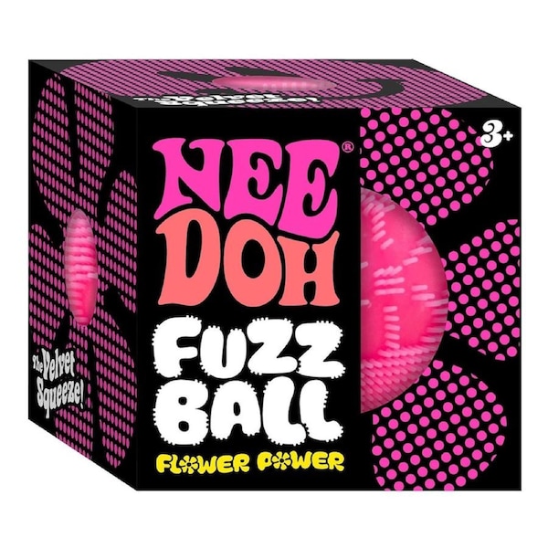 Schylling NeeDoh Fuzz Ball Flower Power (Designs may vary) | Woolworths